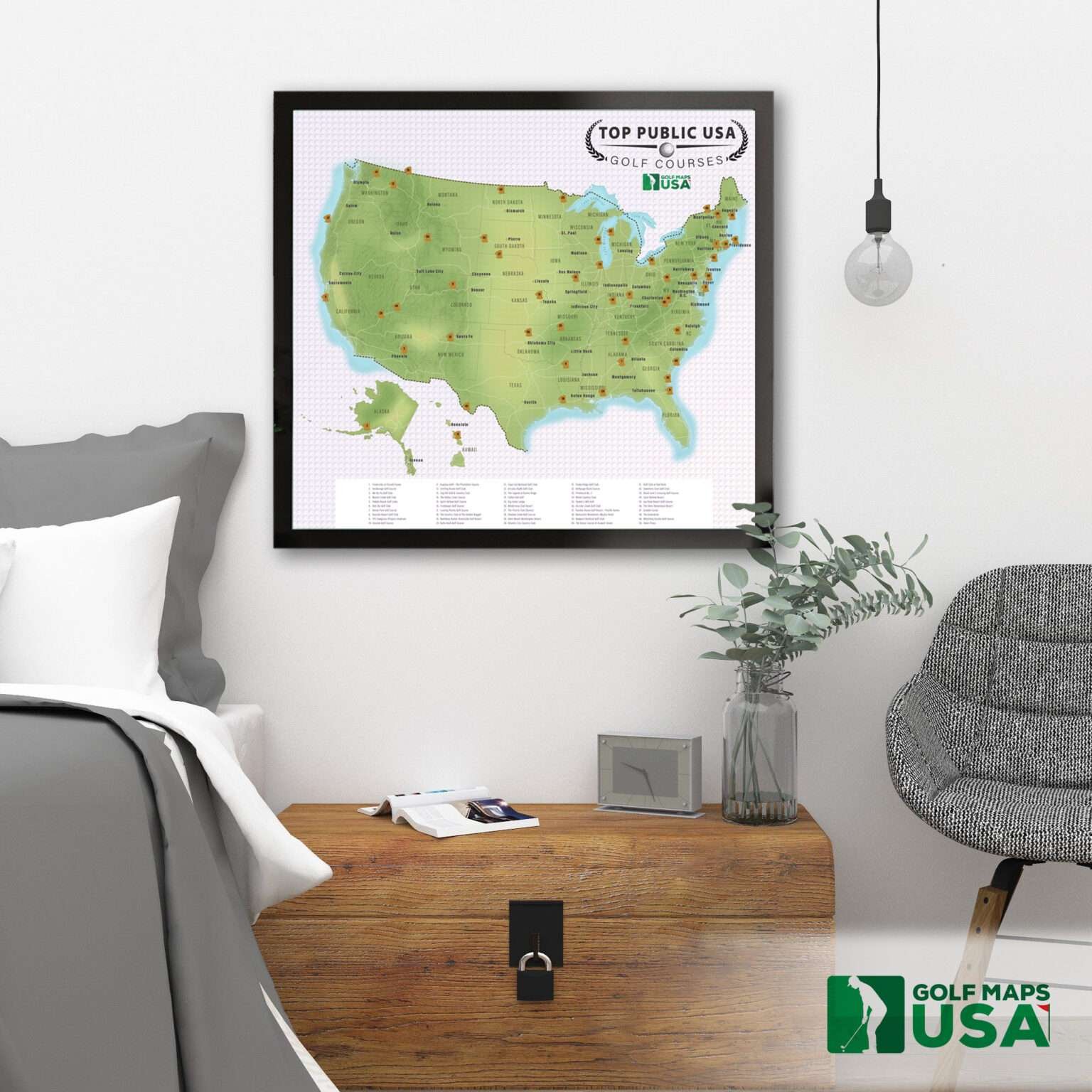 Top 100 Public USA Golf Courses - Golf Maps USA